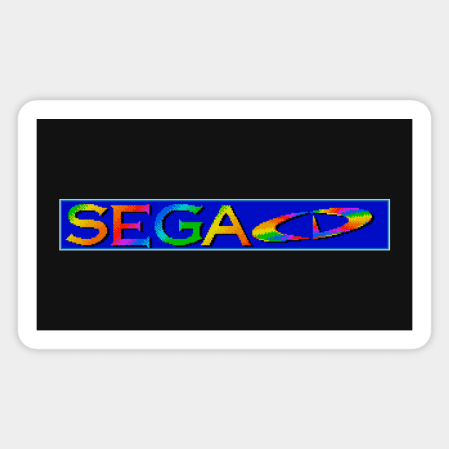 SEGA CD Boot Screen Logo II - Sega - Sticker | TeePublic
