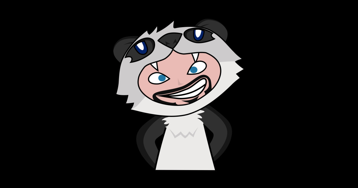 Panda Man - Panda Bear - Sticker | TeePublic