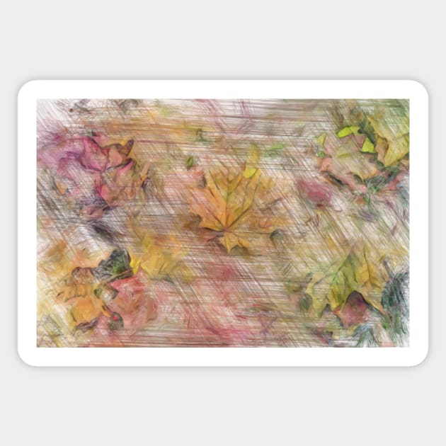 Leaves of Change, Part One - Autumn - Sticker | TeePublic