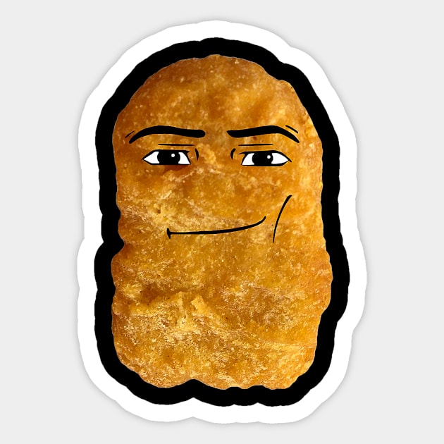 Chicken Nugget Meme - Chicken Nugget Meme - Sticker | TeePublic