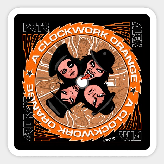 A Clockwork Orange Kiss - Clockwork Orange - Sticker | TeePublic