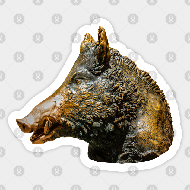 Boars Head - Pig - Sticker | TeePublic