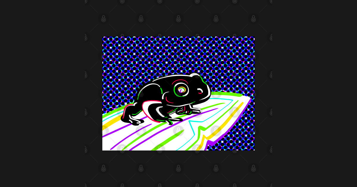 Neon Frog Pop - Frogs - T-Shirt | TeePublic