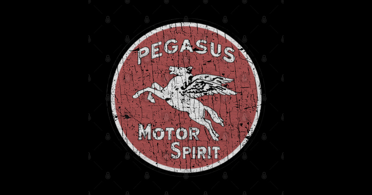 Vintage - Pegasus Motor Spirit - Vintage - Sticker | TeePublic