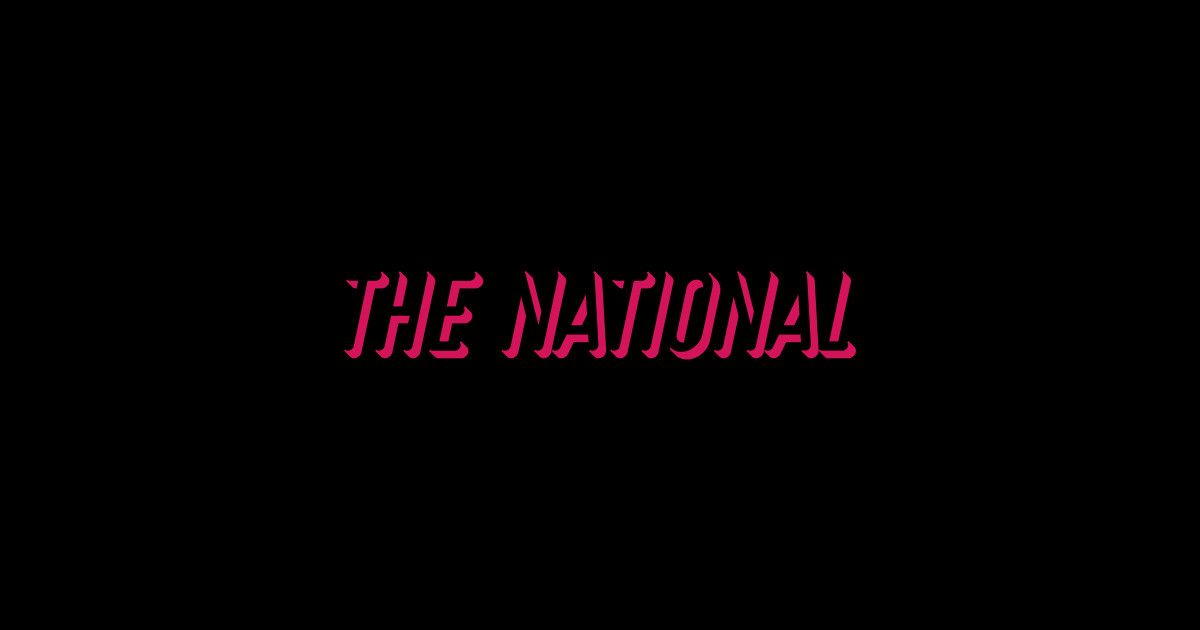 The National Band Logo - The National - T-Shirt | TeePublic