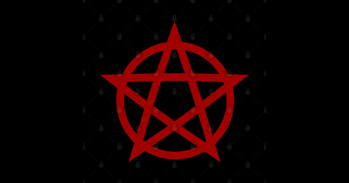 Blood Pentacle - Blood - Sticker | TeePublic