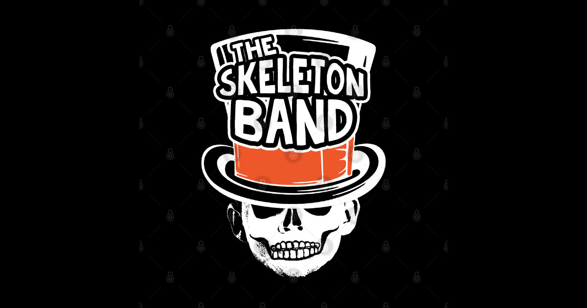 Skeleton Band - Skeleton Band - Sticker | TeePublic