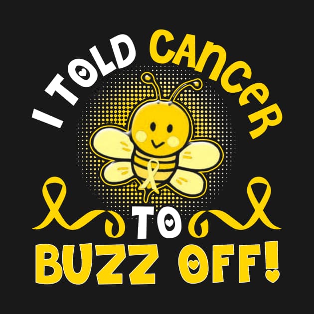 funny childhood cancer bee warrior - Childhood Cancer - T-Shirt | TeePublic