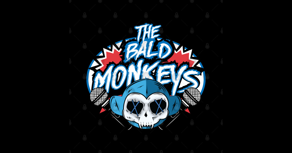 The Bald Monkeys (Glitch Monkey) - Monkeys - Sticker | TeePublic