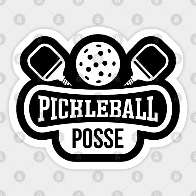 Pickleball Posse - Pickleball Player - Sticker | TeePublic
