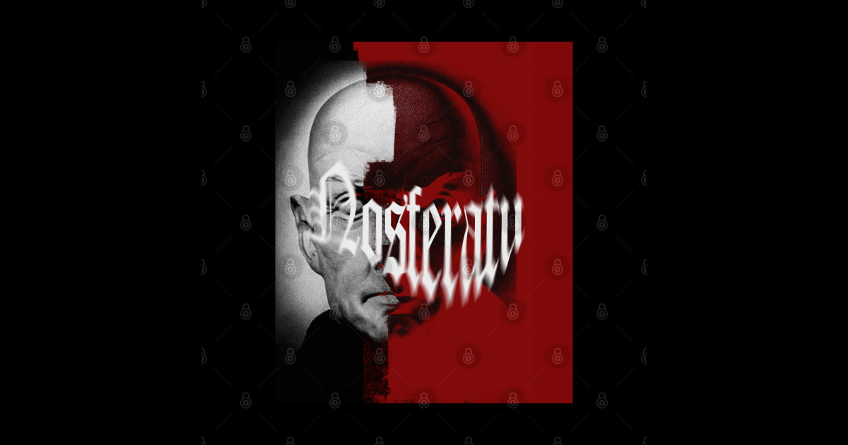 Nosferatu Gothic Poster - Nosferatu - Sticker | TeePublic