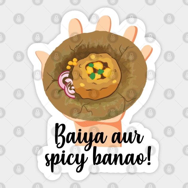 Spicy Pani Puri Hindi Quote India Pakistan Food Lovers - India ...