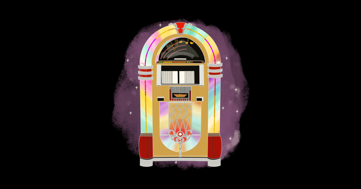 Rainbow jukebox - Jukebox - Sticker | TeePublic