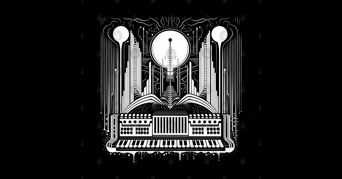 Synthesizer Art - Synthesizer - Sticker | TeePublic