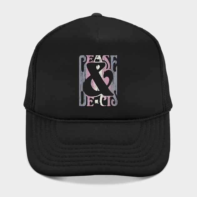Cease and De-Cis: Trans Flag - Transgender - Hat | TeePublic