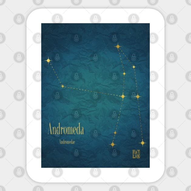 Night Sky Constellations - Andromeda - Constellations - Sticker | TeePublic