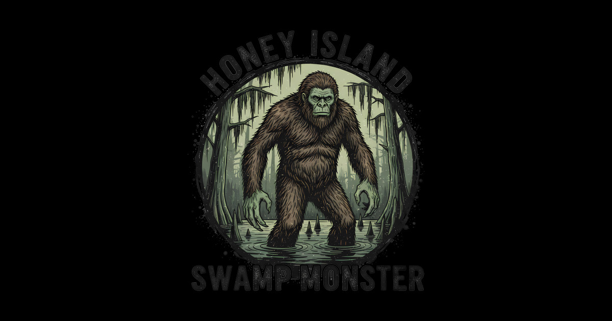 Honey Island Swamp Monster Cryptid Legend Bayou - Honey Island Swamp ...