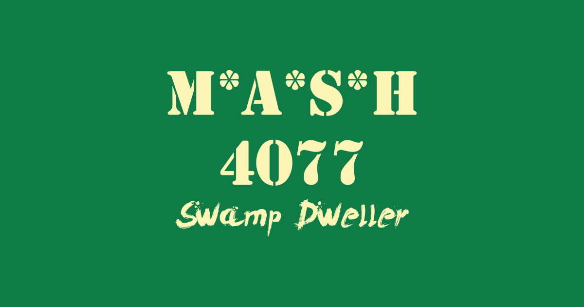 MASH Swamp Dweller - Mash - Sticker | TeePublic