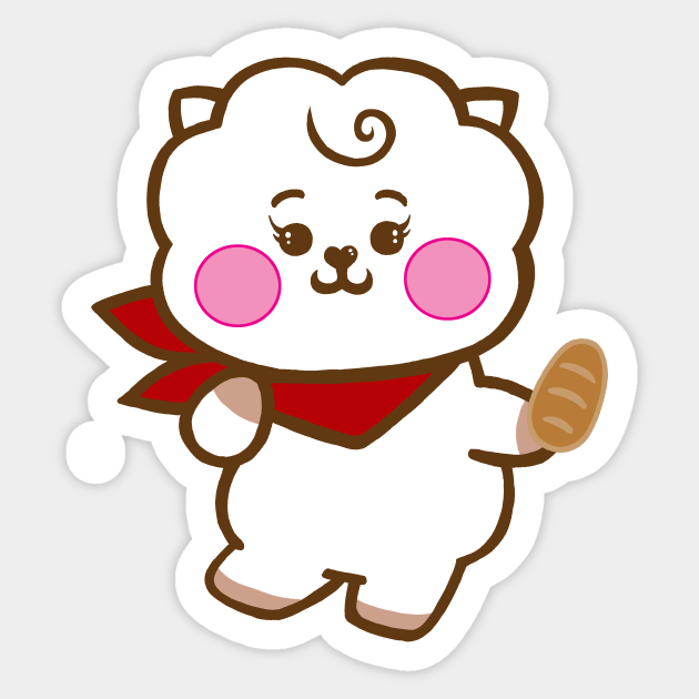 BT21 baby RJ - Bt21 Rj - Sticker | TeePublic