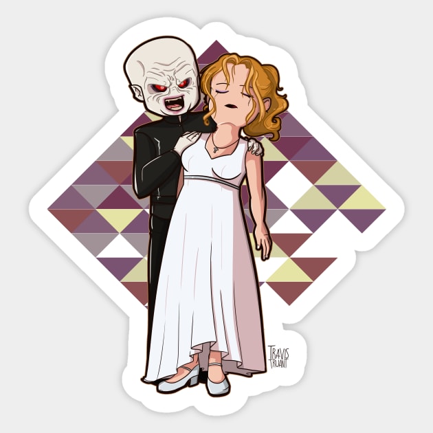 Buffy vs The Master - Buffy The Vampire Slayer - Sticker | TeePublic