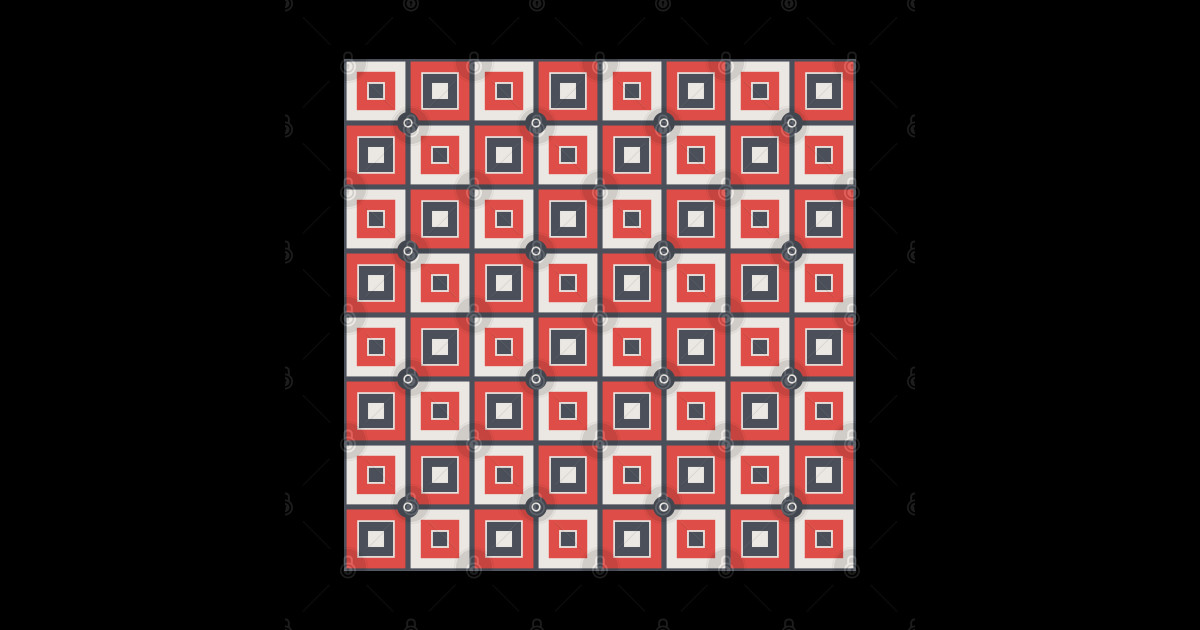 Black and Red Checkered Pattern - Checkered Pattern - Posters and Art Prints | TeePublic