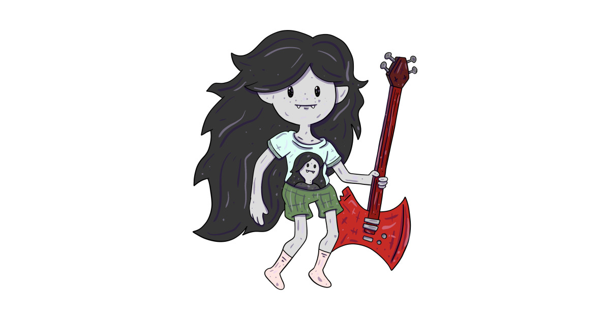 Marceline wearing a Marceline Shirt - Marceline The Vampire Queen - T ...