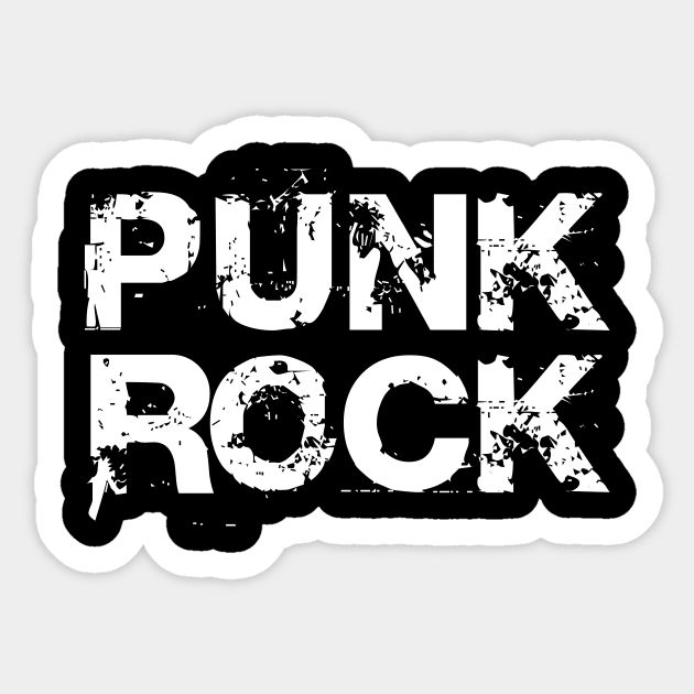 punk rock logo - Punk Rock - Sticker | TeePublic