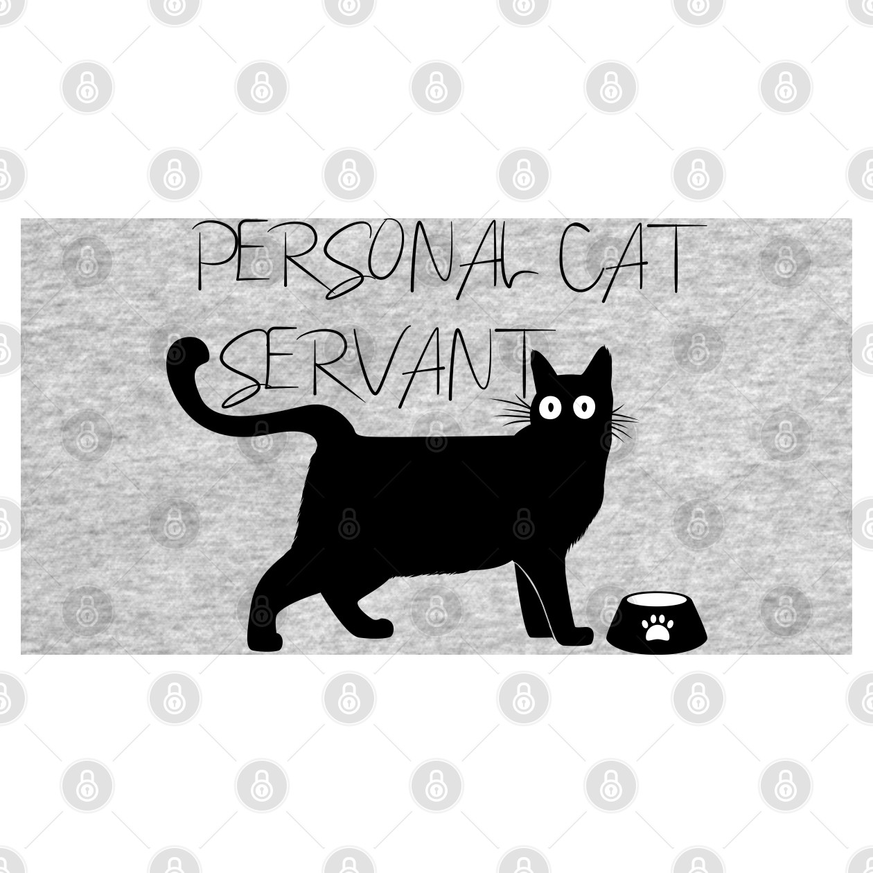 personal cat servant - Cat Lover Gifts - T-Shirt | TeePublic