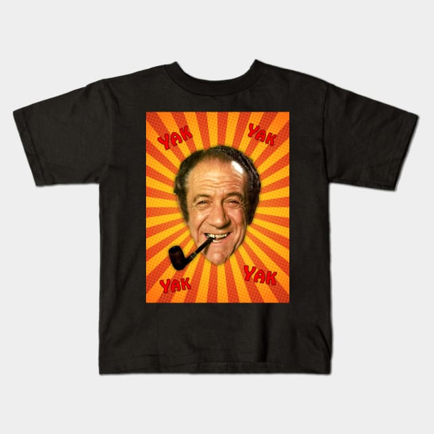 Sid James Laughing Yak Yak Yak Yak Design - Sid James - Kids T-Shirt ...