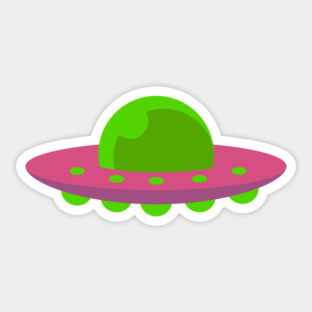 UFO Sticker - Ufo - Sticker | TeePublic