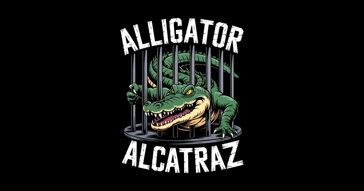 Florida Everglades Men Women Alligator Alcatraz Funny Meme - Alligator ...