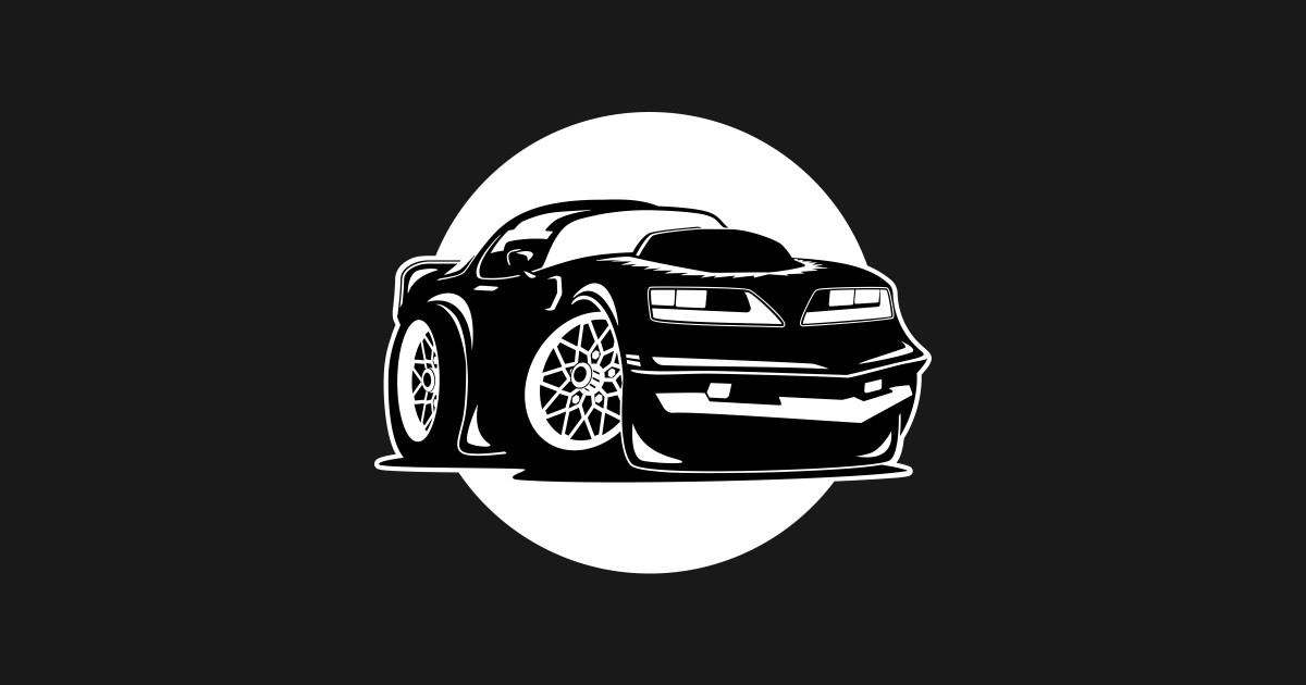 Seventies Classic Muscle Car Cartoon - Trans Am - T-Shirt | TeePublic