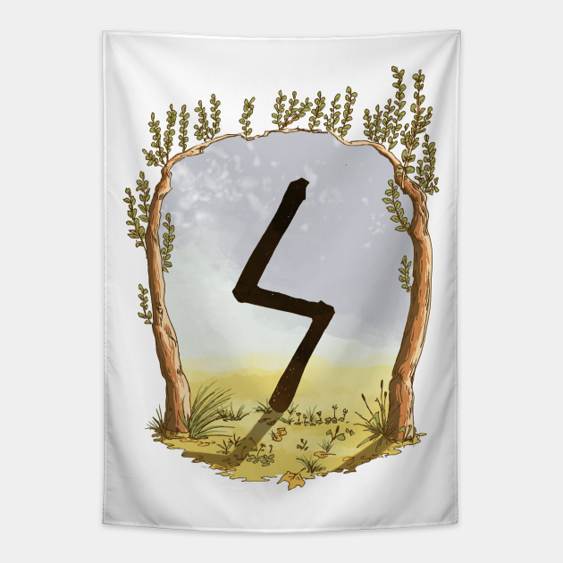 rune sowilo - magical symbol - Sowilo - Tapestry | TeePublic