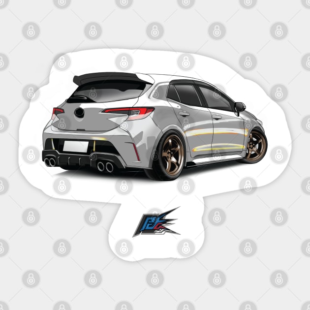 corolla altis hatch - Toyota Corolla - Sticker | TeePublic