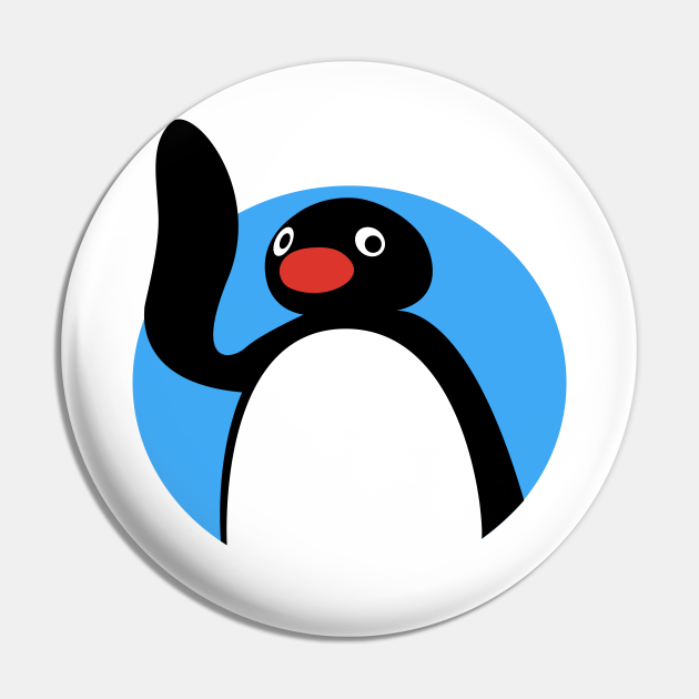 Hi Pingu - Pingu - Pin | TeePublic