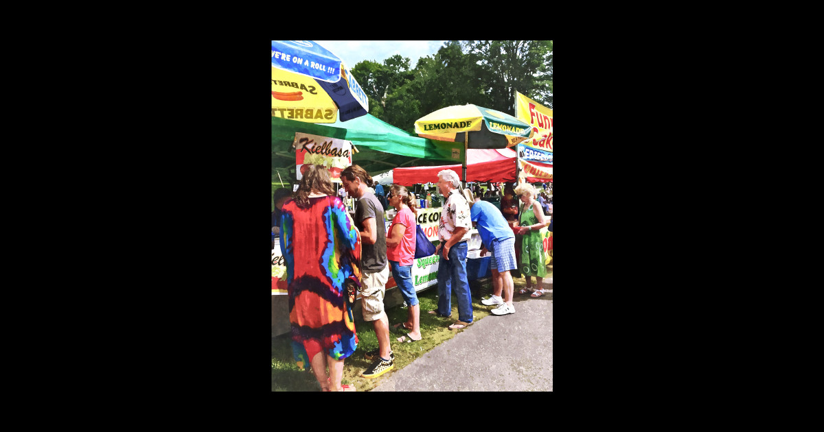 Food Carts at the Fair - Food Carts - Sticker | TeePublic