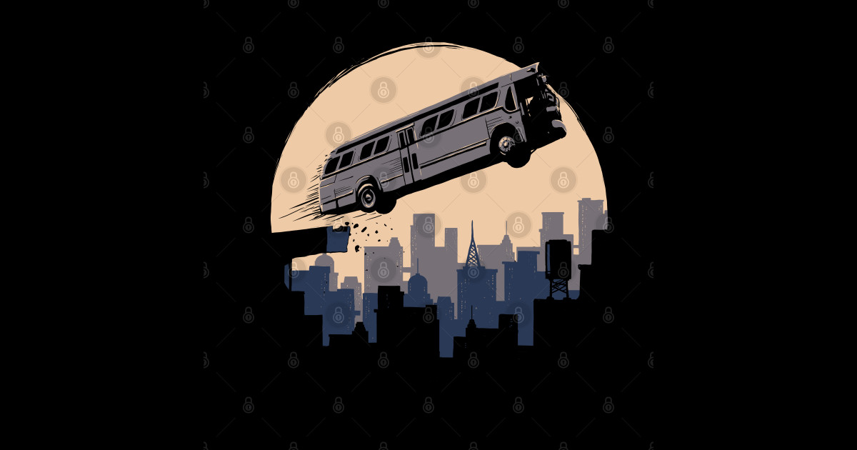 Speed Movie - Bus Jump - Speed - Posters and Art Prints | TeePublic
