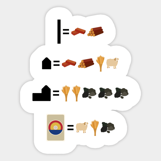 Settlers of Catan Guide - Settlers Of Catan - Sticker | TeePublic