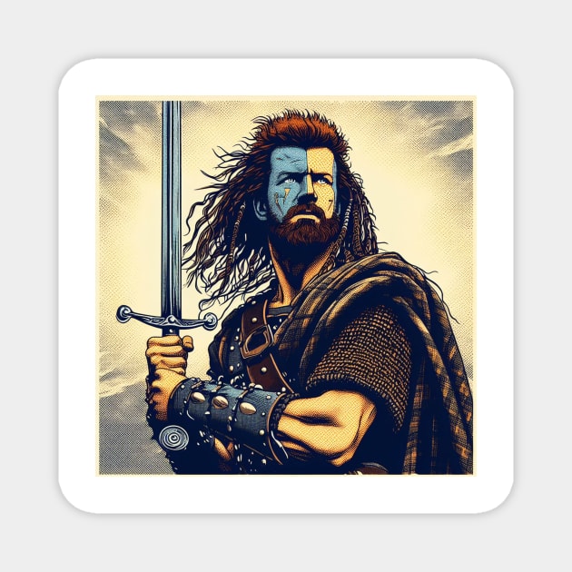 Braveheart 1995 Fan art - Braveheart - Magnet | TeePublic