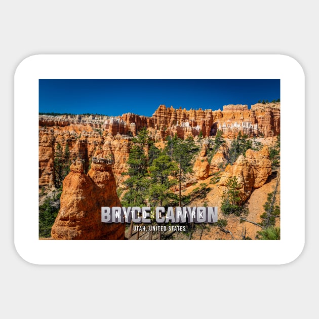 Bryce Canyon National Park - Bryce Canyon National Park - Sticker ...