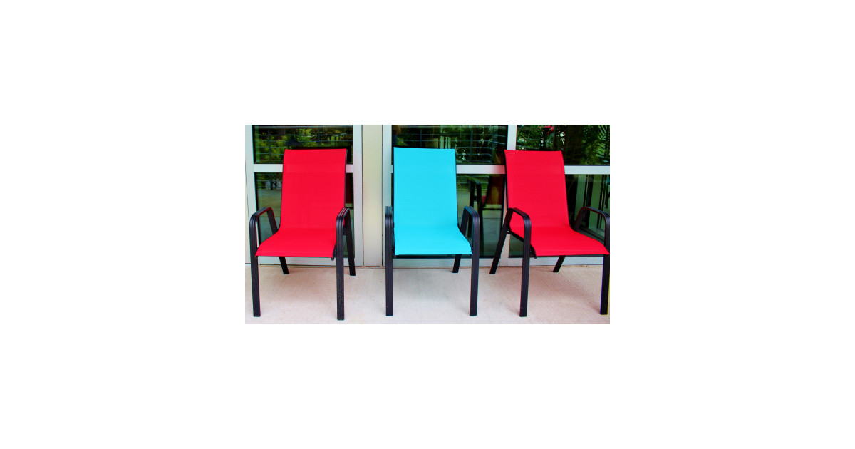 Red And Blue Chairs - Chair - T-Shirt | TeePublic