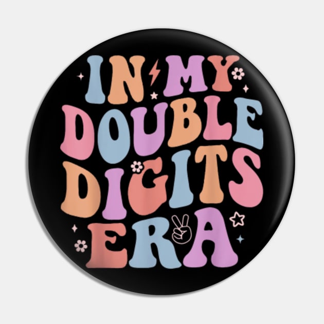 In My Double Digits Era Retro Groovy 10th Birthday - In My Double ...