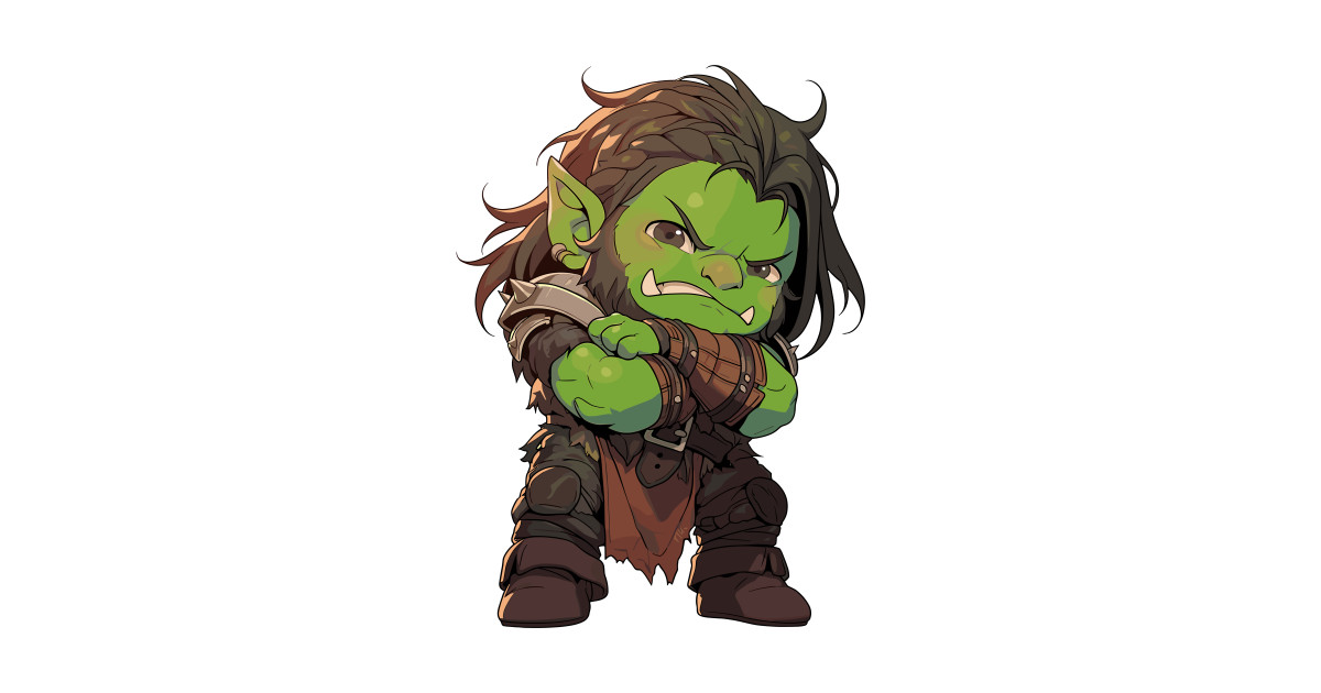 Cute DnD Half-Orc - One Dnd - T-Shirt | TeePublic