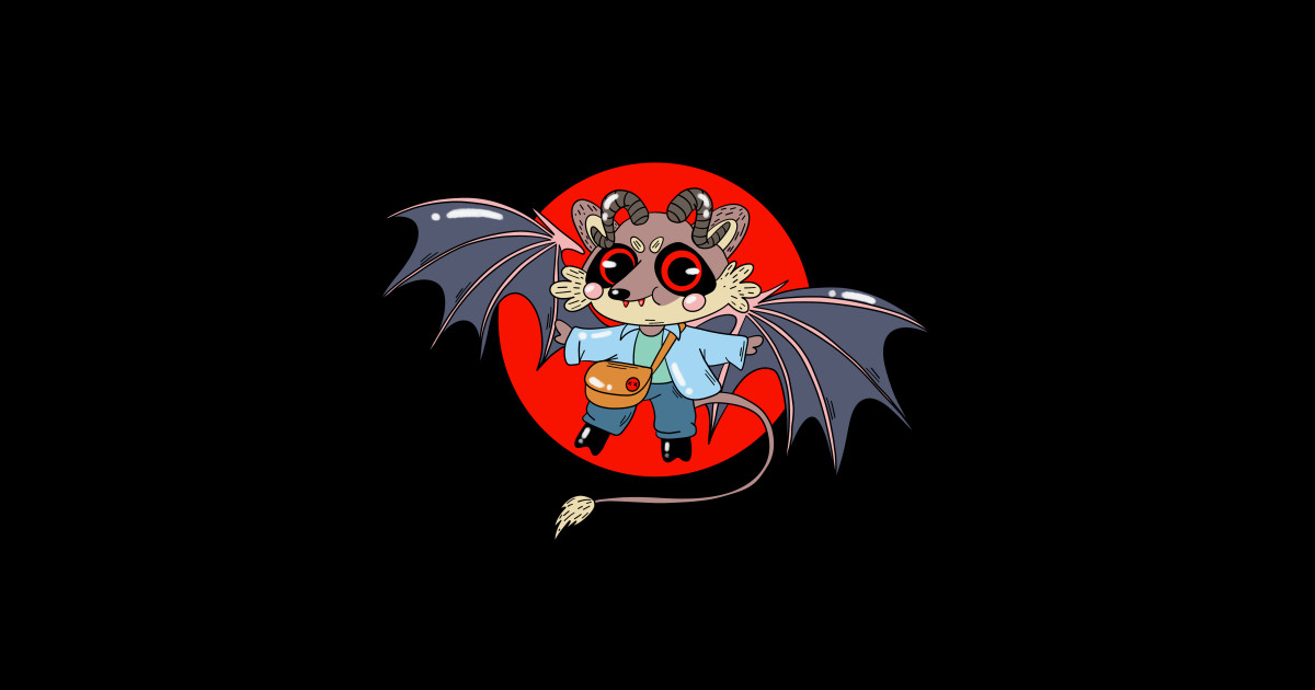 Raccoon devil, raccoon demon,Raccoon devil sticker,raccoon demon ...