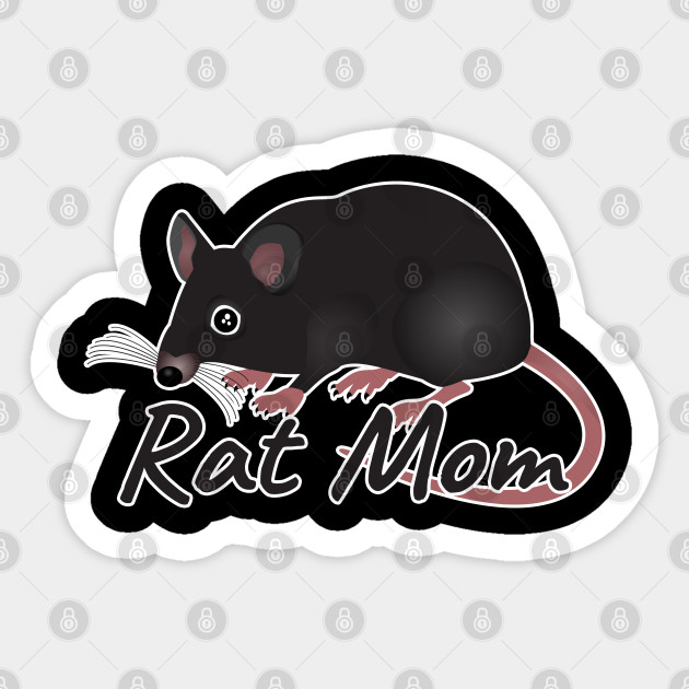 Rat Mom - Rat - Sticker | TeePublic