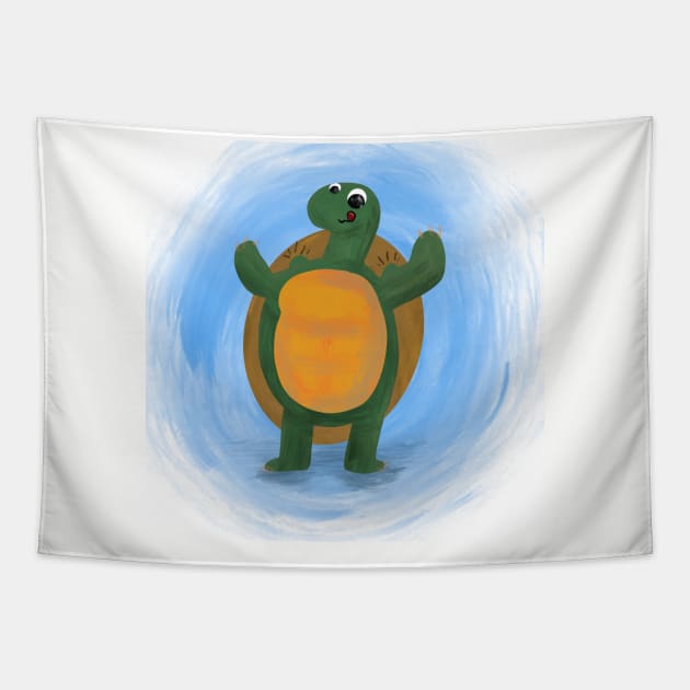 Strong turtle 🐢 - Turtle - Tapestry | TeePublic
