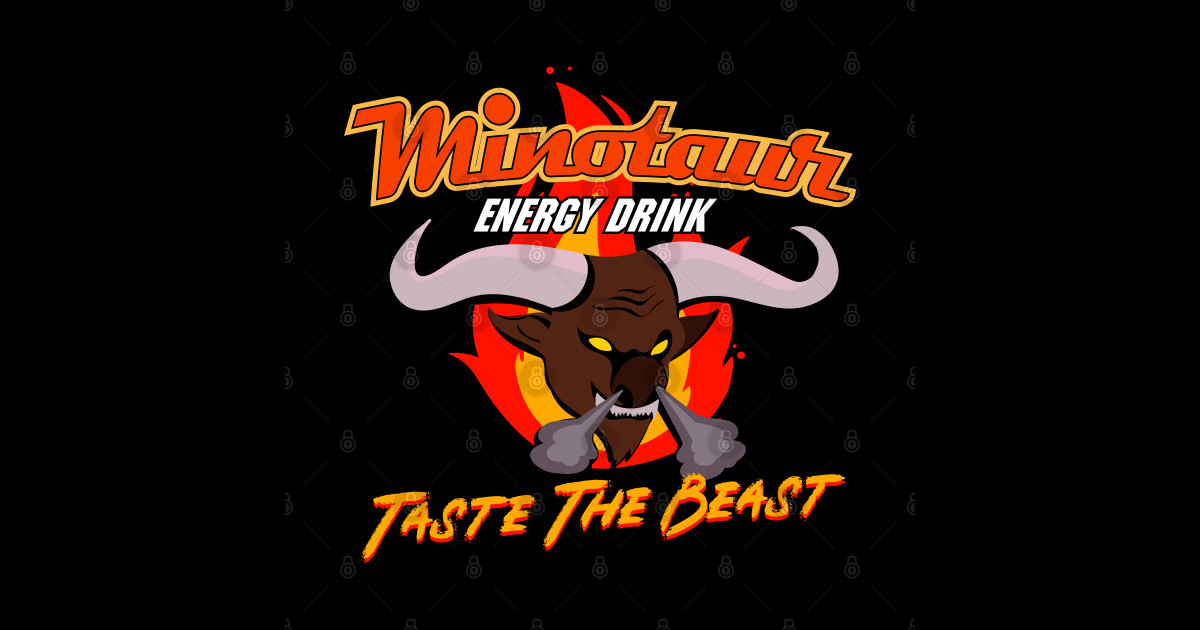 Minotaur Energy Drinks - Role Models - Sticker | TeePublic