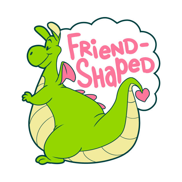Friend-Shaped - Dragon - T-Shirt | TeePublic
