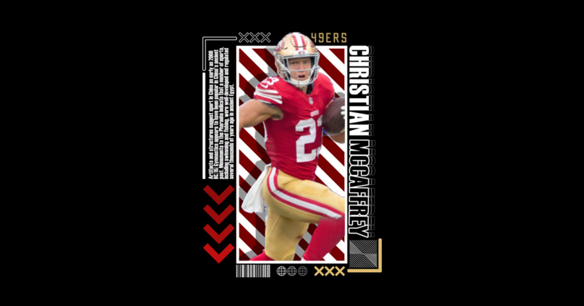 Christian Mccaffrey Paper Poster Version 10 - Christian Mccaffrey ...