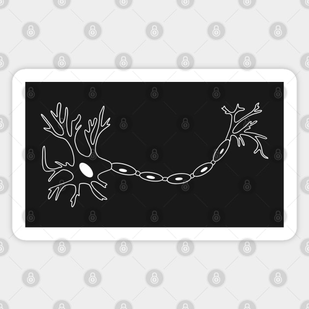Neuron nerve cell - Neuron - Sticker | TeePublic
